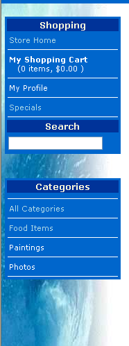 The Category List Control - CategoryList.ascx - West Wind Web Store .NET